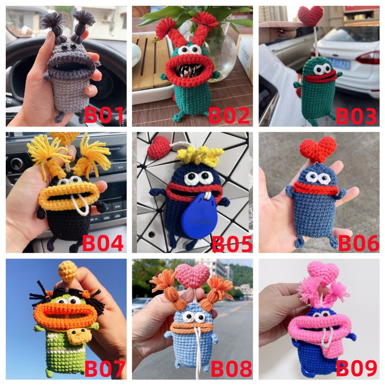 Handmade Knit Car Key Cases Car Key Cover Key Fob Cover - Etsy