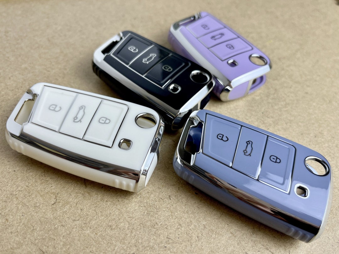 Volkswagen Car Key Cover, Soft Premium TPU Car Key Cover, Key Holder ...