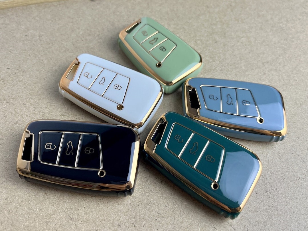 Volkswagen VW Car Key Cover, Soft Premium TPU Protector Case for ...