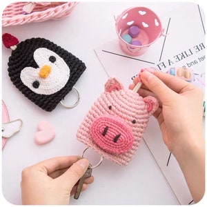 Cute Knit Car Key Cases, Weave Car Key Cover, Kawaii Key Case, Key Fob ...