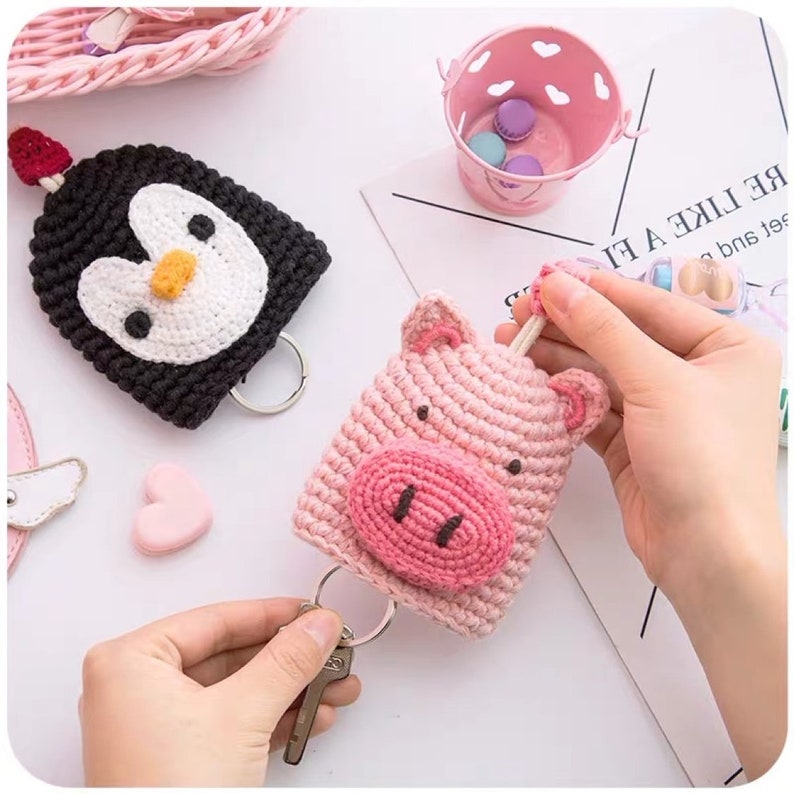 Cute Knit Car Key Cases Weave Car Key Cover Kawaii Key Case - Etsy