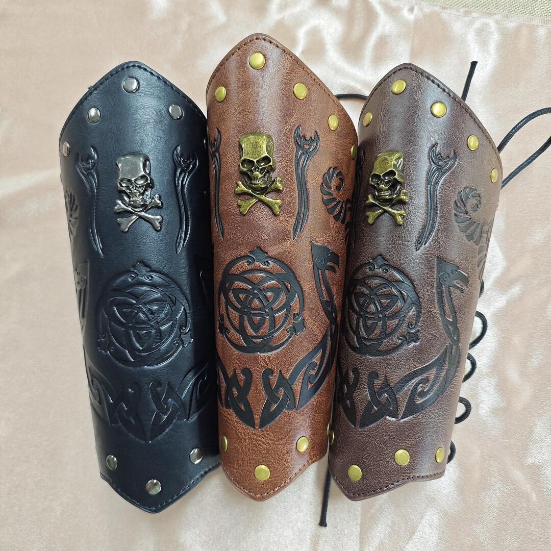 Medieval Viking LARP Cosplay, Vial Arm Guard, Cosplay Costumes ...