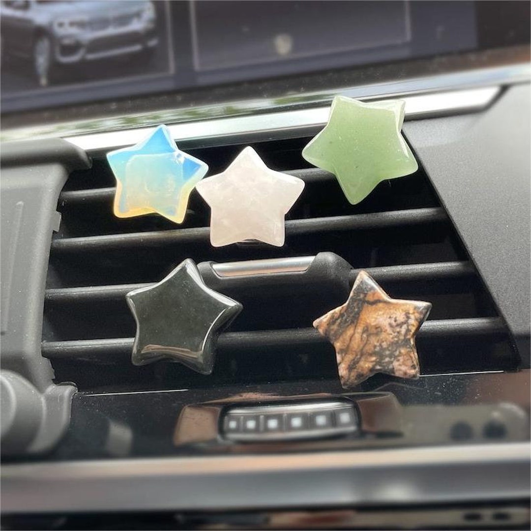 Star Car Vent pair, Star Crystal Car Vent Clip, Car Crystal Accessories ...