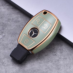 Mercedes Benz Car Key Cover, Soft Premium TPU Protector Case for ...