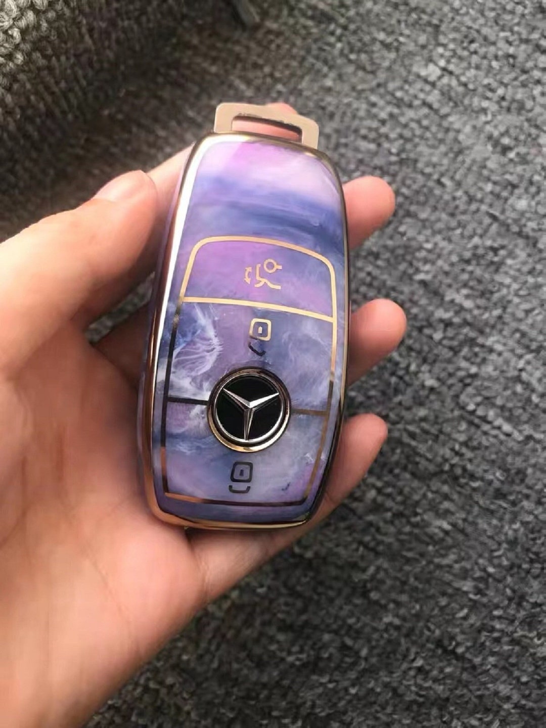 Corlorful Mercedes Benz Car Key Cover, TPU Key Fob Cover, Key Fob Cover ...