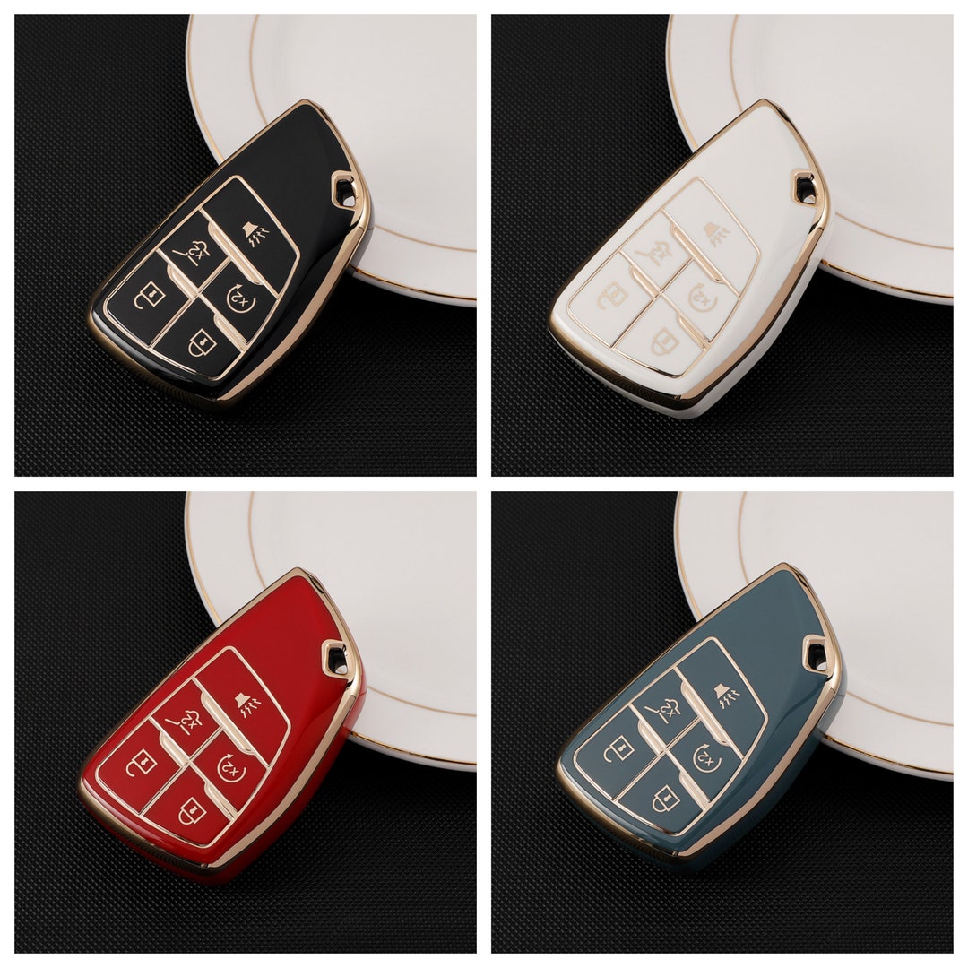 Suitable Chevrolet Car Key Cover, Soft Premium TPU Key Fob Cover, GMC ...