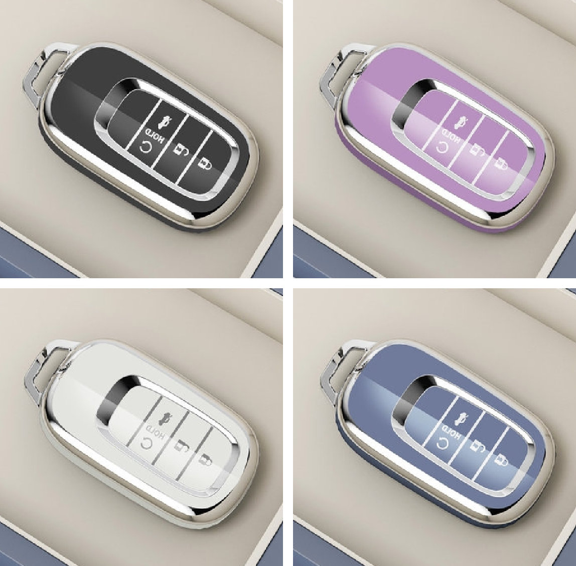 White Honda Car Key Cover 2022 Honda Civic Key Fob Cover - Etsy