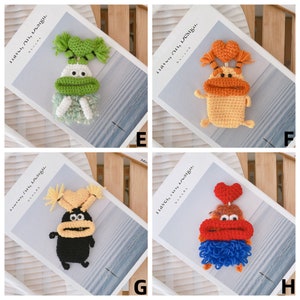 Cute Handmade Knit Car Key Cover, Weave Car Key Case, Key Fob Cover ...