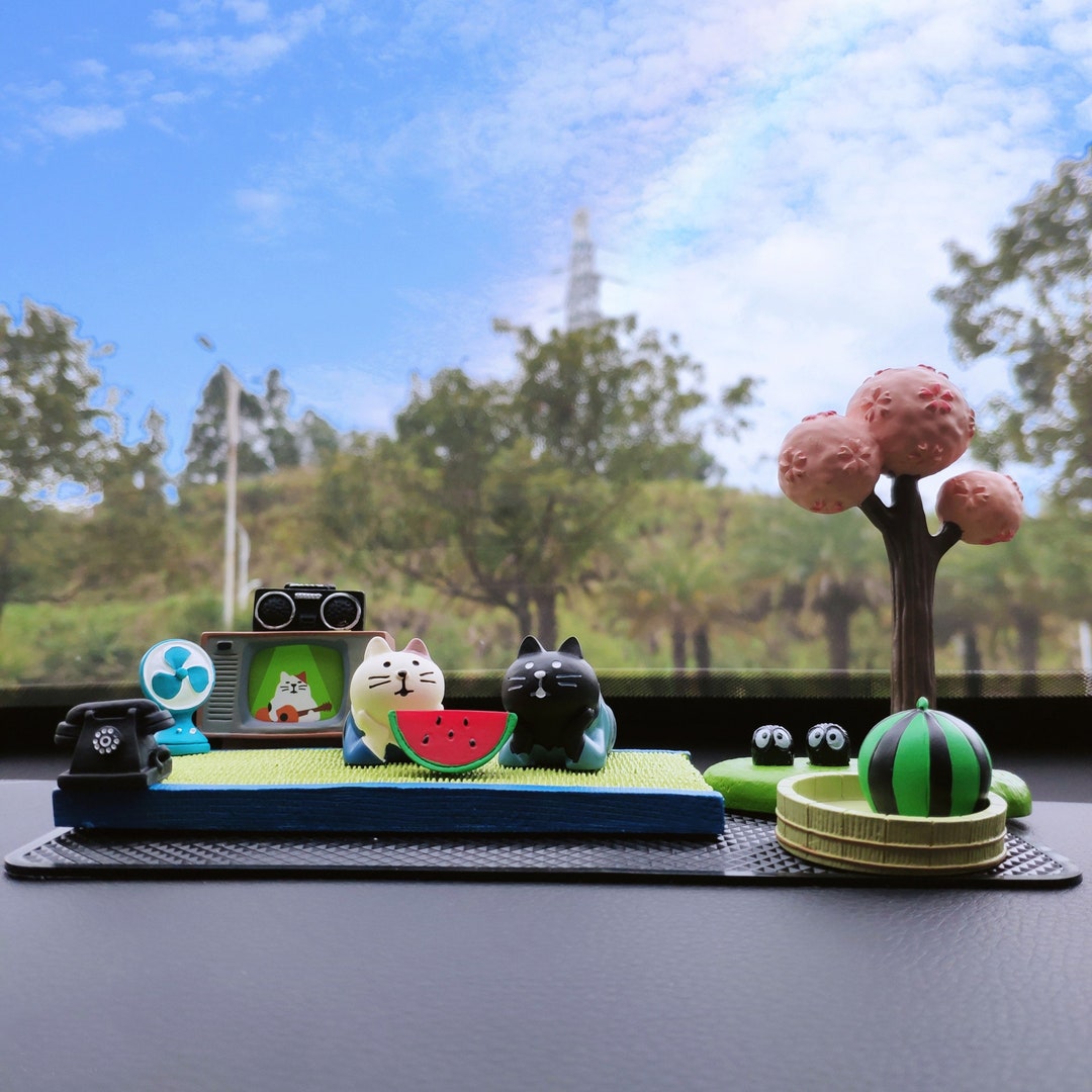 Cat Dashboard Decor, Cat Car Ornaments for New Car Gift, Cat Dashboard ...