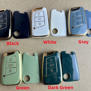 Volkswagen VW Car Key Cover, Soft Premium TPU Protector Case for ...