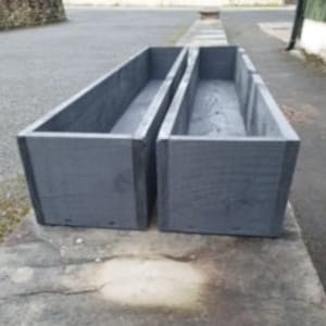 Garden Wooden Planter Box Grey - Etsy