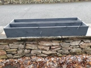 Garden Wooden Planter Box Grey - Etsy