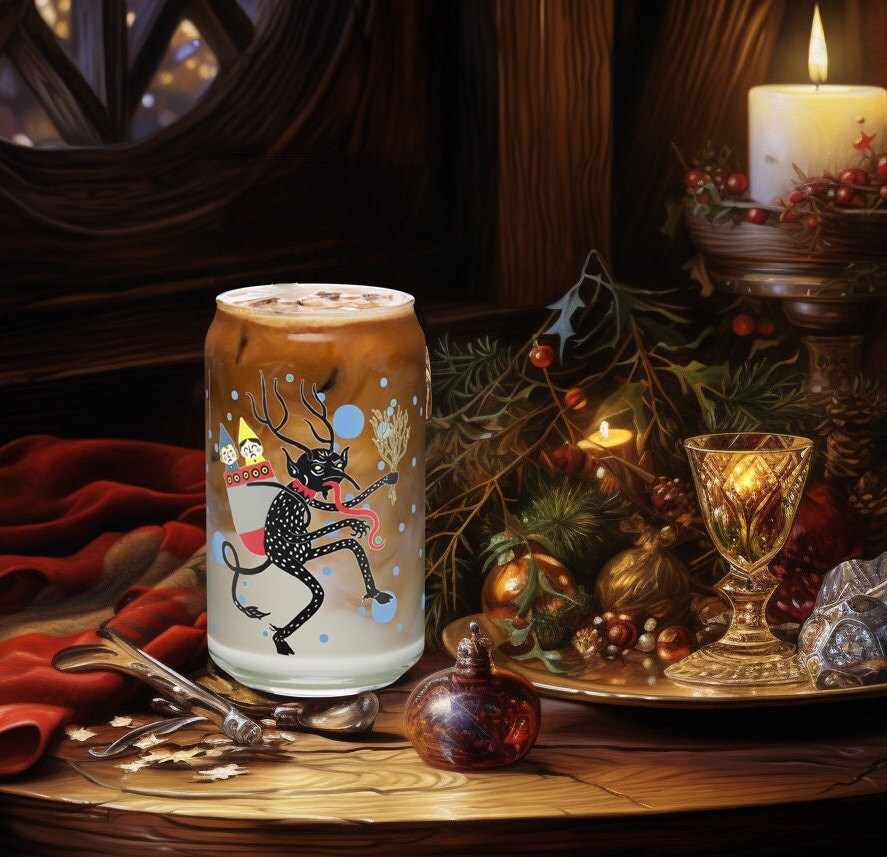 Witchery of the Woods Krampus the Christmas Devil in A Snow Pattern ...