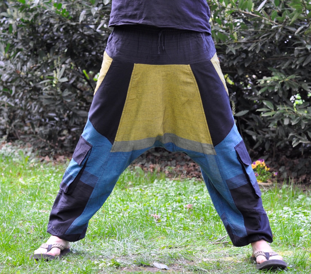 Aladin Pants ~ Harem Pants ~ Saroual ~ 4 Pockets ~ Airy Cotton Fabric ...