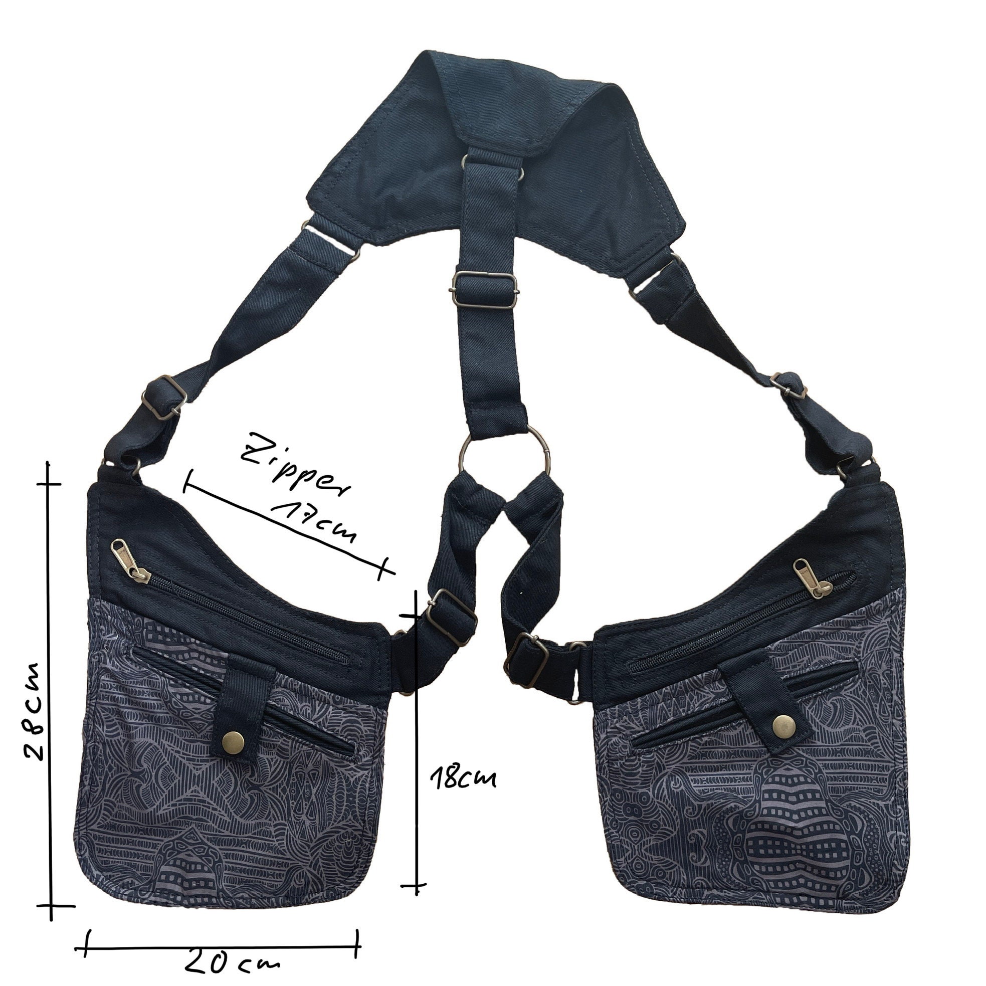 Holstertasche Sacoche d'épaules Sac revolver Ceinture de poche de ...