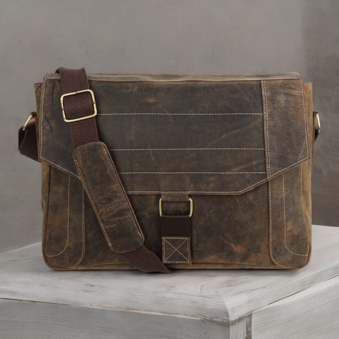 Handmade Leather Messenger Bag for Men Leather Shoulder Bag - Etsy