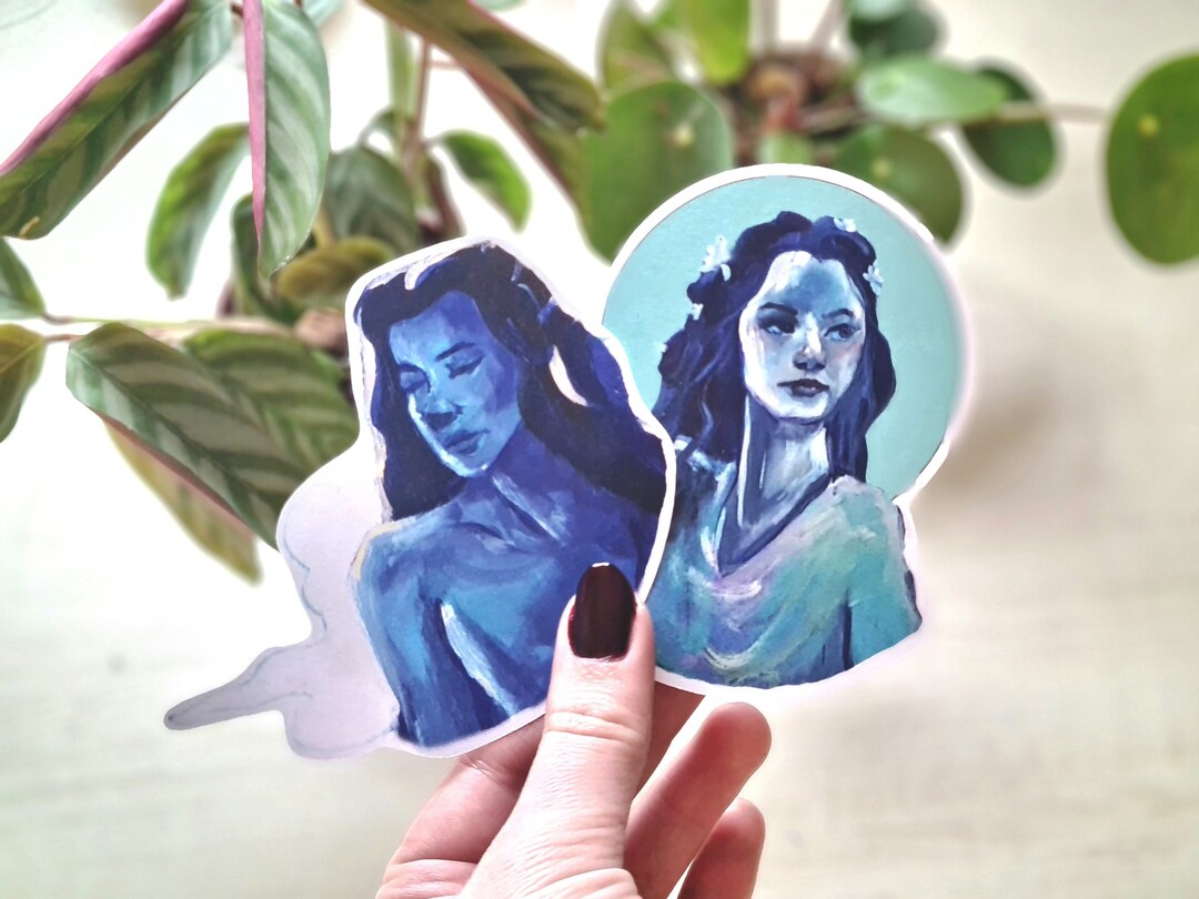 Goddess Sticker Pack of Two, Ecofriendly Stickers, Witchy Decor - Etsy