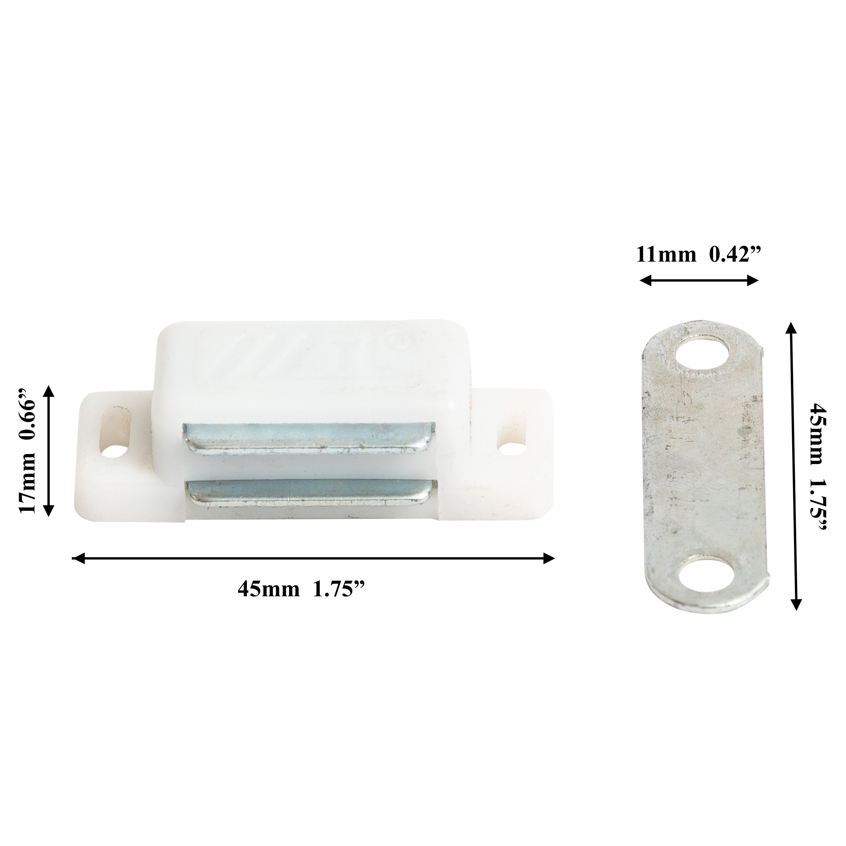 Heavy Duty Cabinet Door Magnets Harmac House® 4 Pack Magnetic Door ...