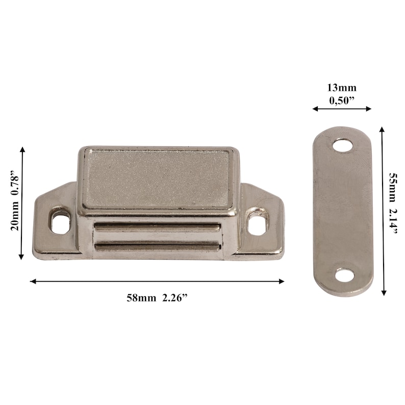 Cupboard Door Magnets Harmac House 4 Pieces Heavy Duty Magnetic Door ...