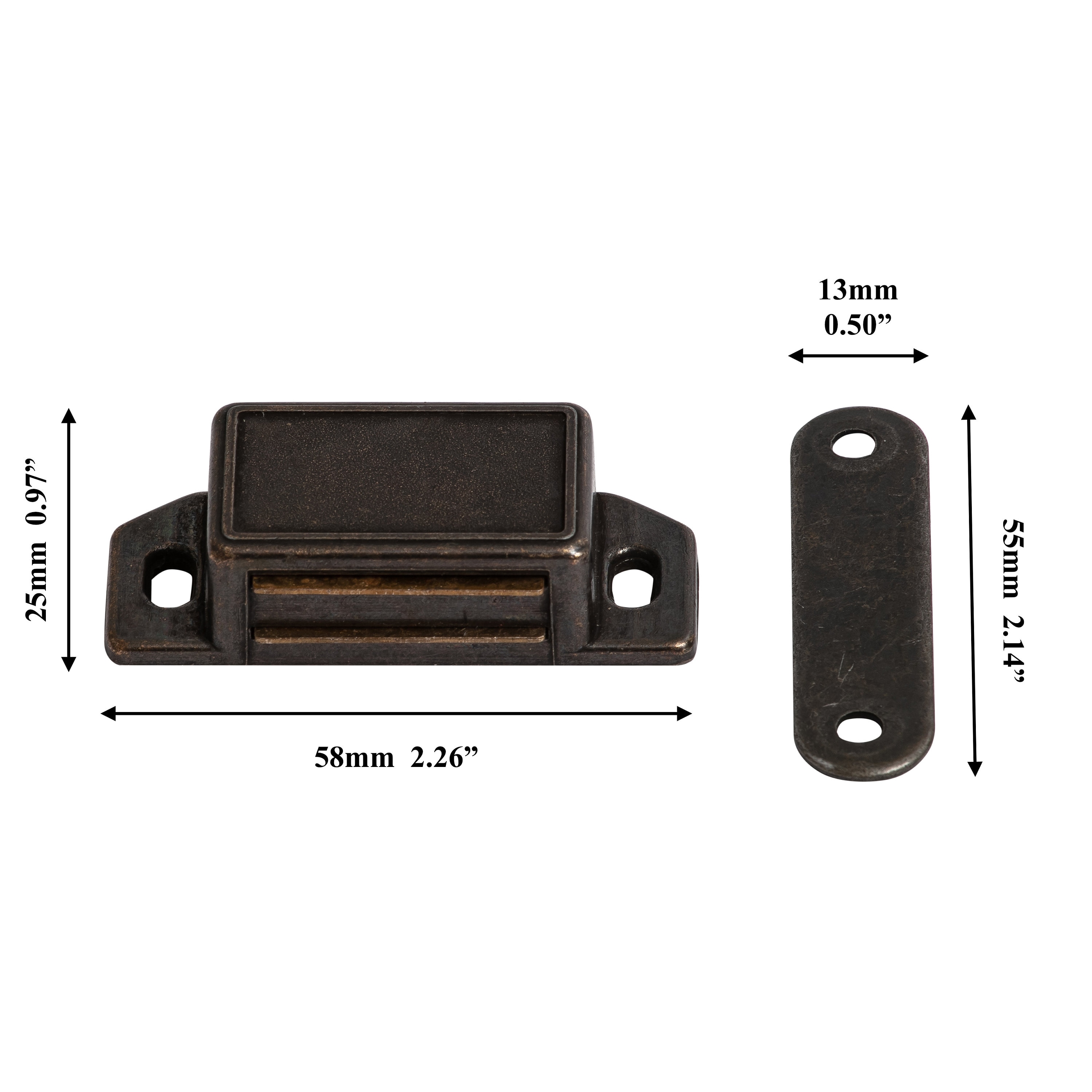 Cupboard Door Magnets Harmac House 4 Pieces Heavy Duty Magnetic Door ...