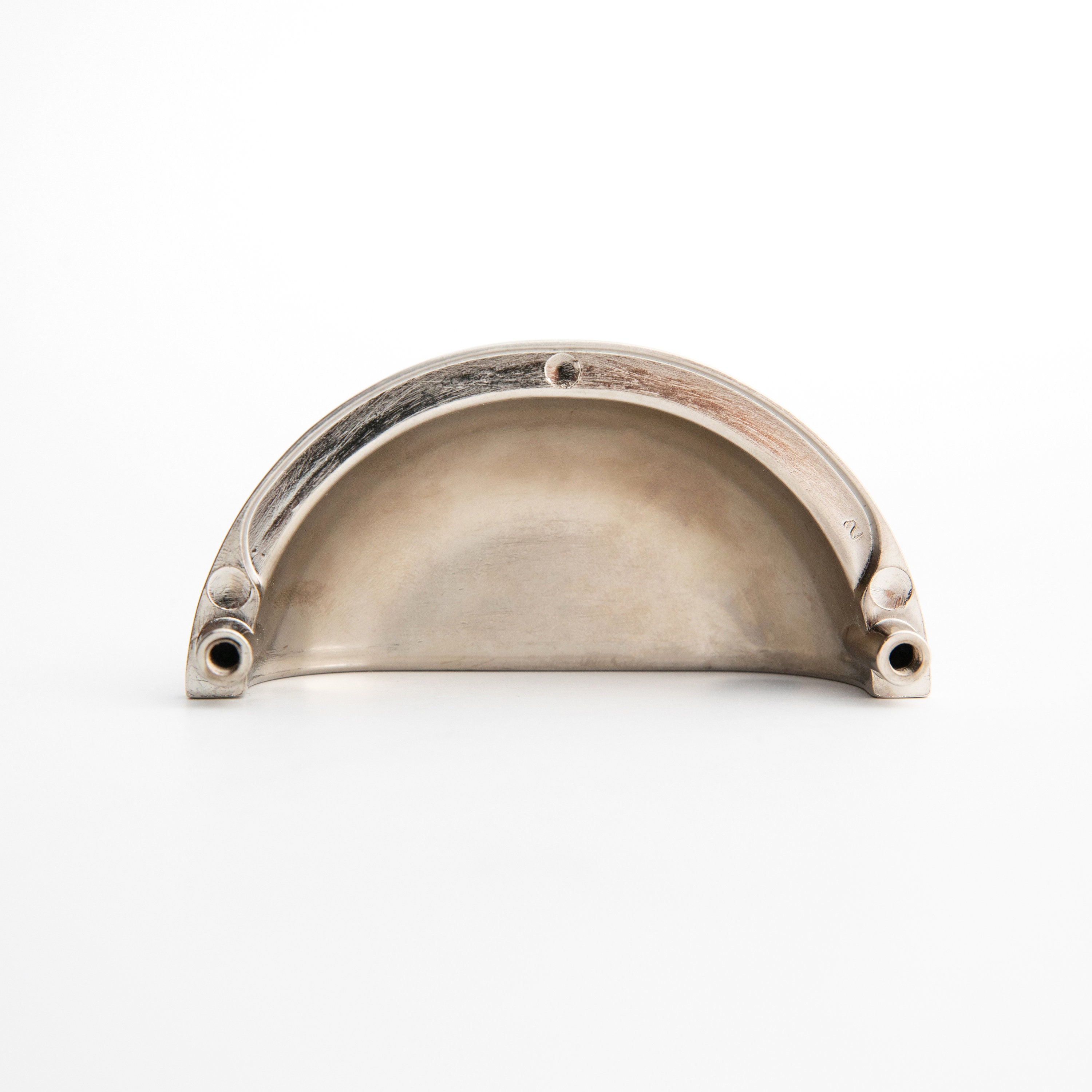 10 Pack Shell Brushed Nickel Cup Handles Kitchen Cupboard - Etsy