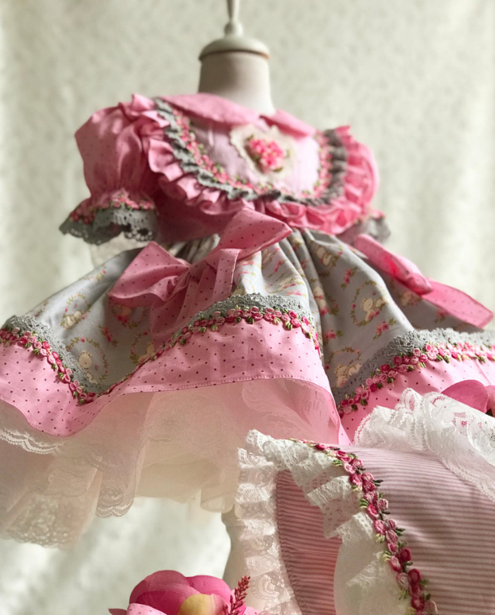Handmade Rabbit Easter Dress: Vintage Cotton Party Dress - Etsy