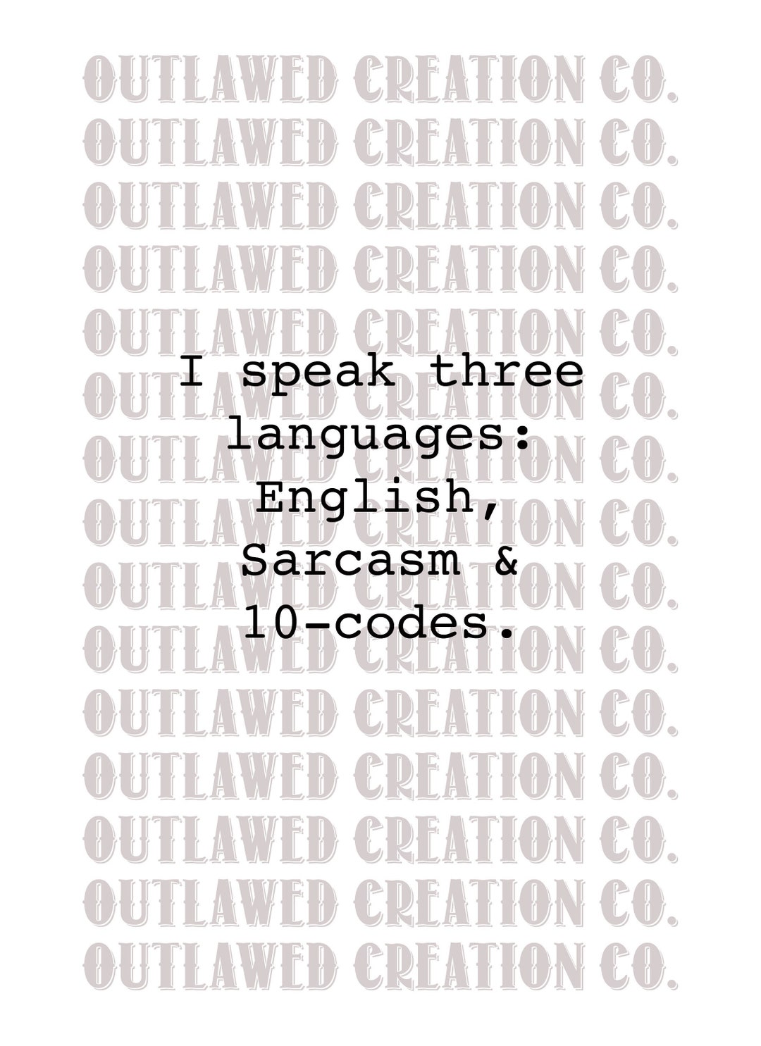 Three Languages SVG Dispatcher, Sarcasm, 10 Codes - Etsy