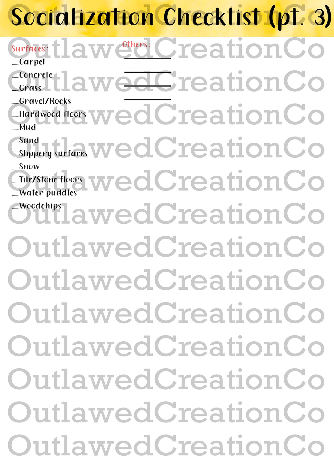 Service Dog Training and Task List PDF - Etsy