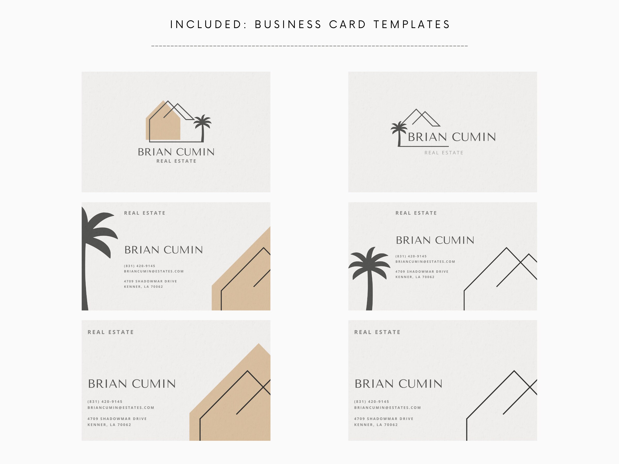 Real Estate Logo | 10 Variants | Realtor Logo | Editable | Business ...