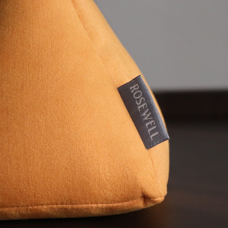 Pyramid Fabric Door Stopper Orange - Etsy