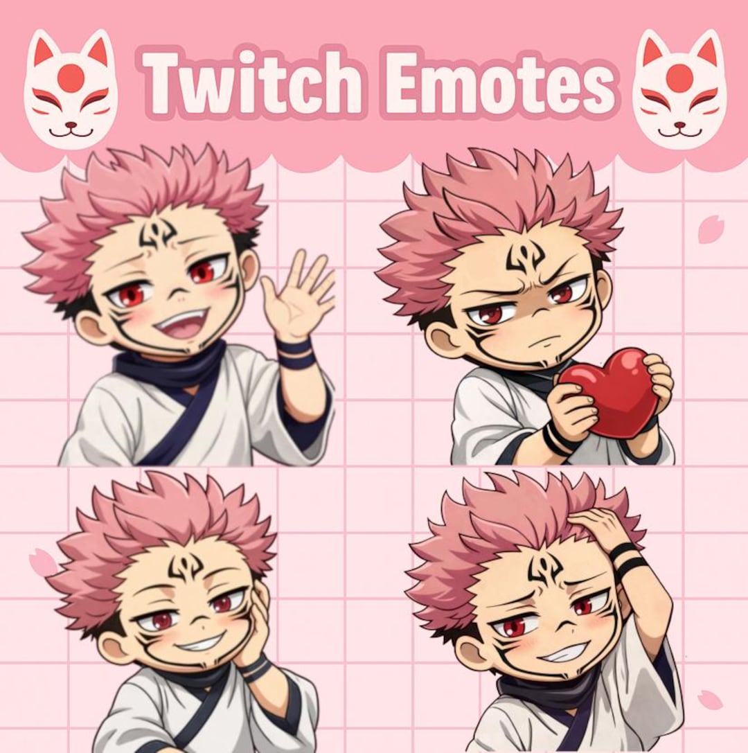 Jujutsu Zauberer (Sukuna) Emote Paket - Etsy.de