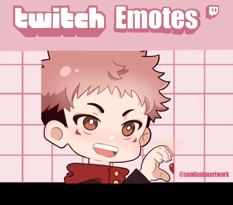 JJK Anime Heart Emote - Etsy