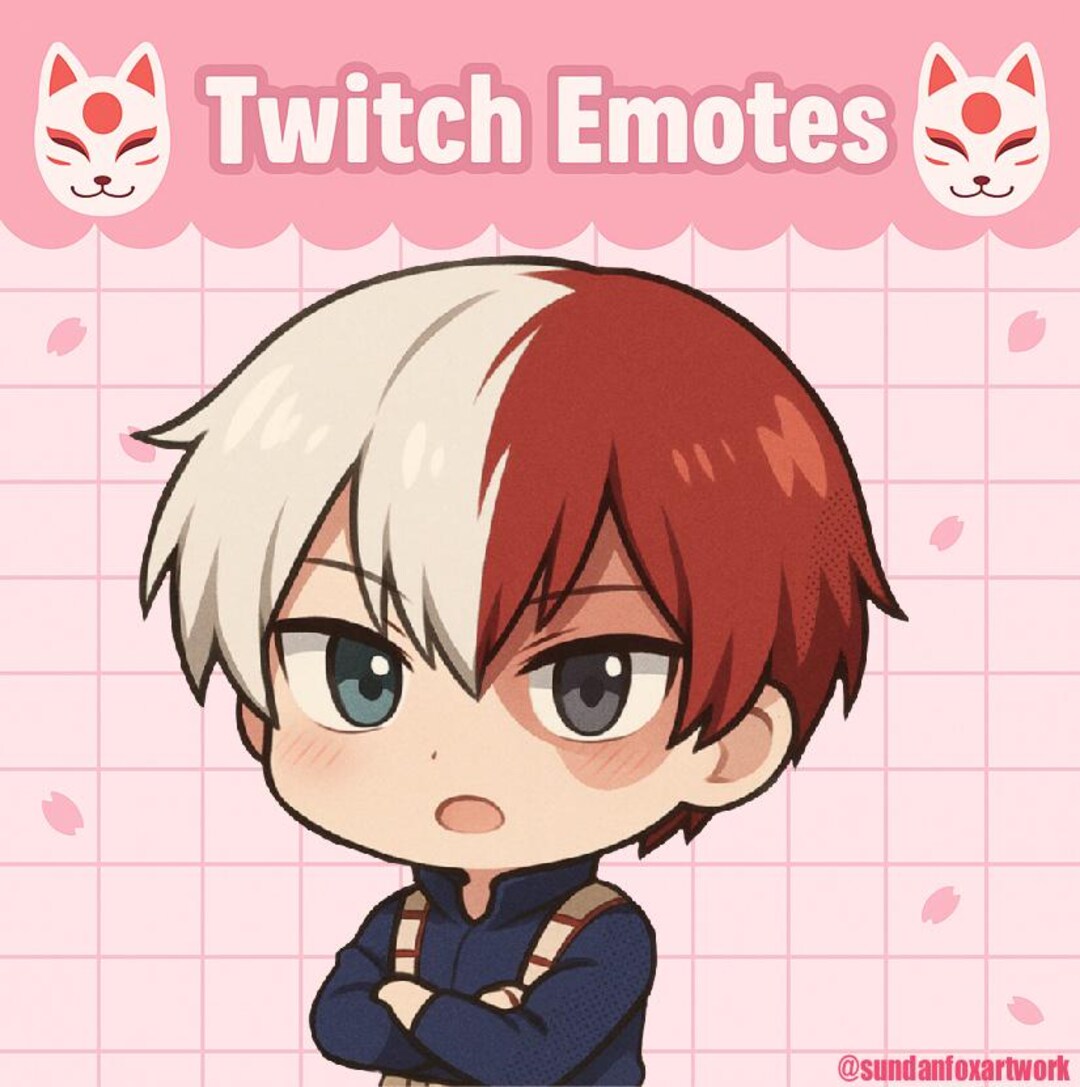 Shoto Emote for Twitch, Youtube, Discord (digital Download) - Etsy UK