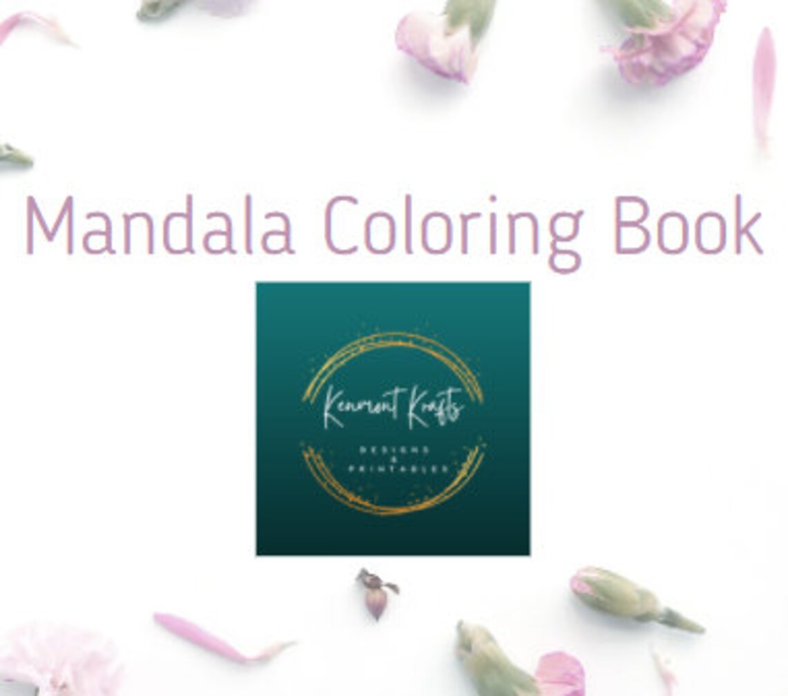 Mandala Coloring Book - 50 Pages - Etsy