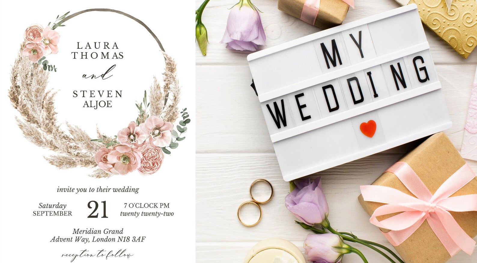 Smartphone Wedding Invitation, Smartphone Evite Template, iPhone ...