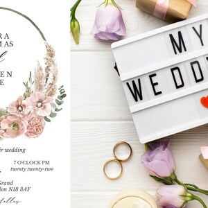 Smartphone Wedding Invitation, Smartphone Evite Template, iPhone ...