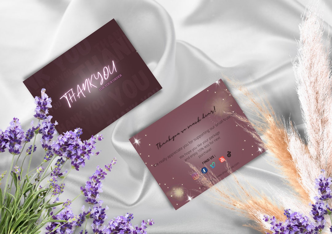 Editable Sparkling Thank You Card Printable Thank You Card - Etsy