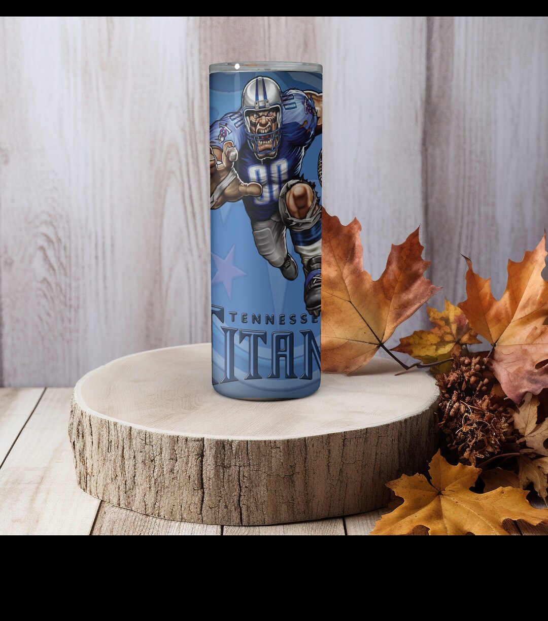 Custom Titans Football 20oz Tumbler: Tennessee NFL Fan Gift - Etsy