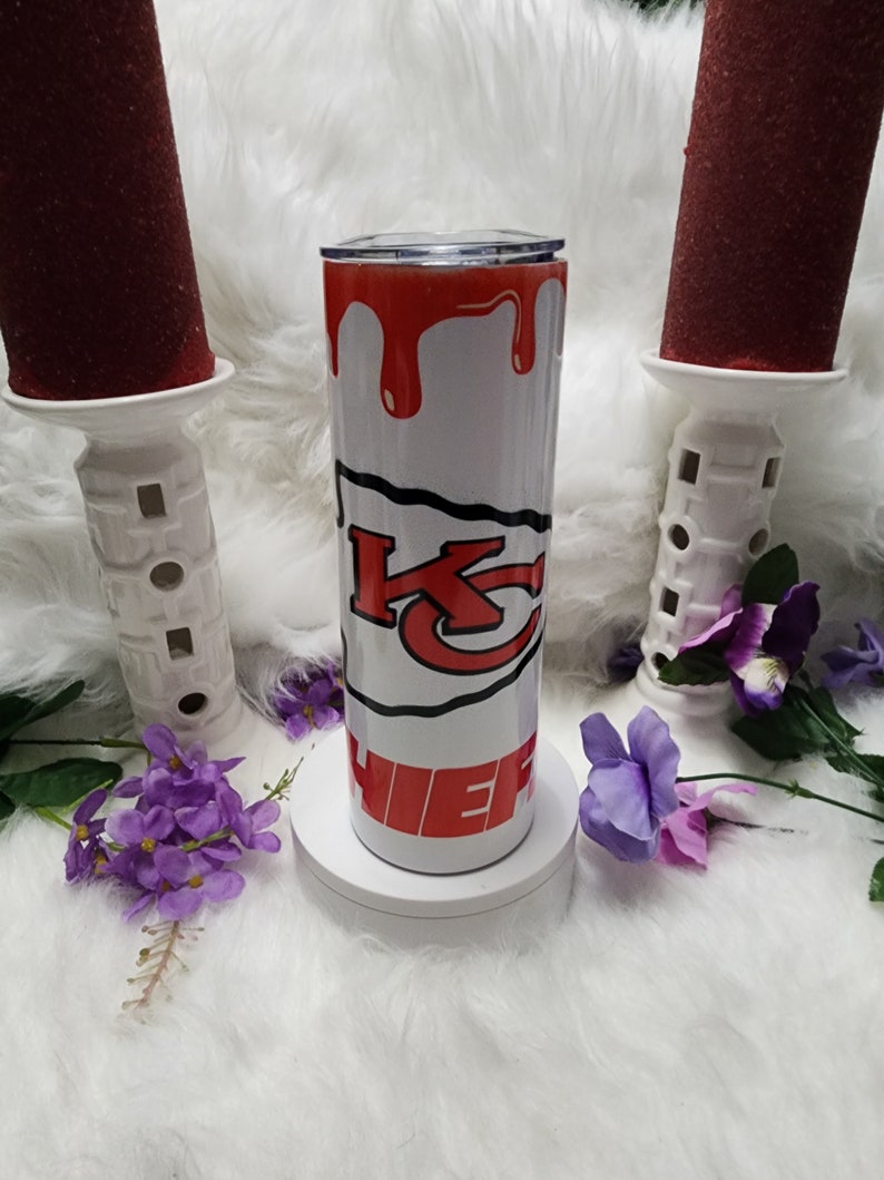 Kansas City Chief's Tumbler, NFL Fan, Chief's Fan, Football Fan ...