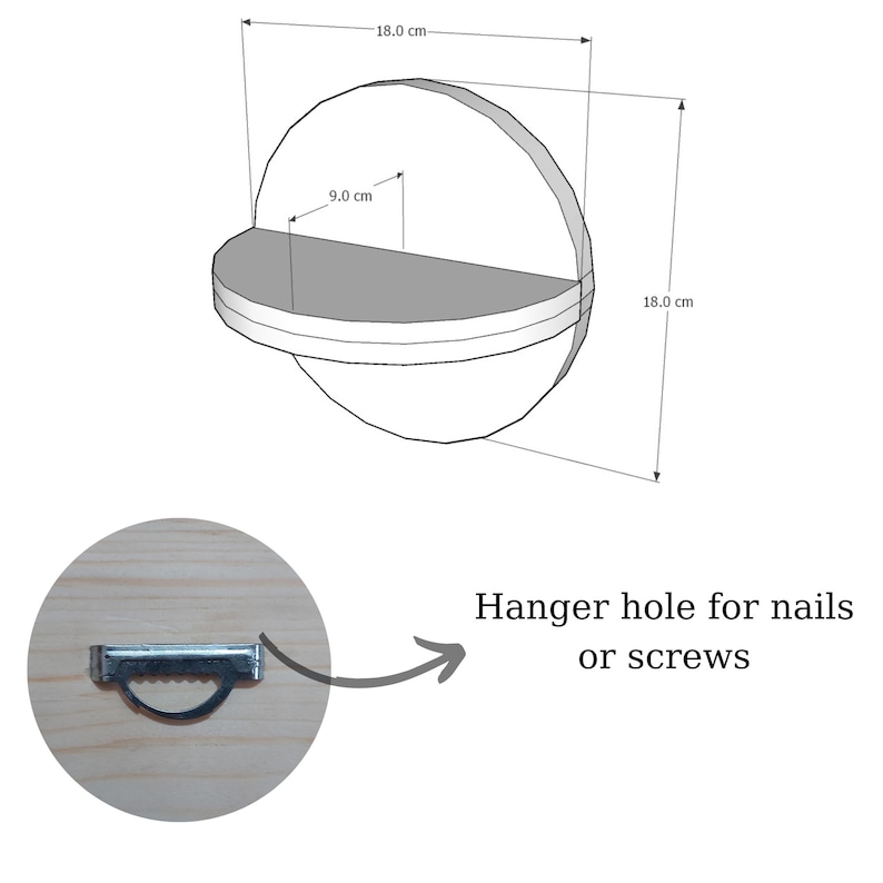 Sage Color Key Holder With Round Minimalist Shelf Entryway - Etsy