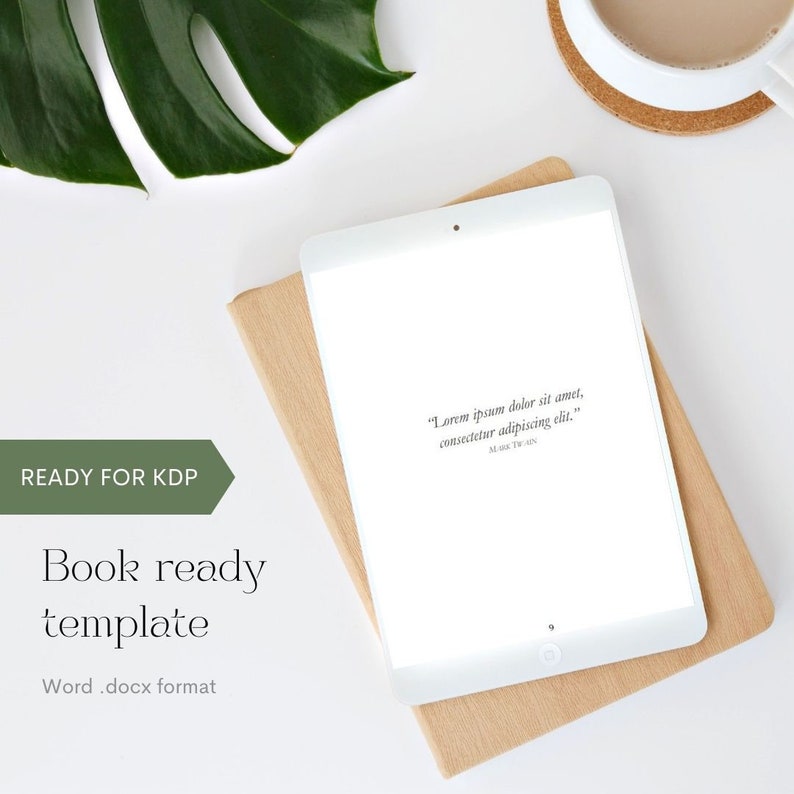 Ready Book Template 13.34 X 20.32 Cm Template Ready for Amazon KDP Self ...