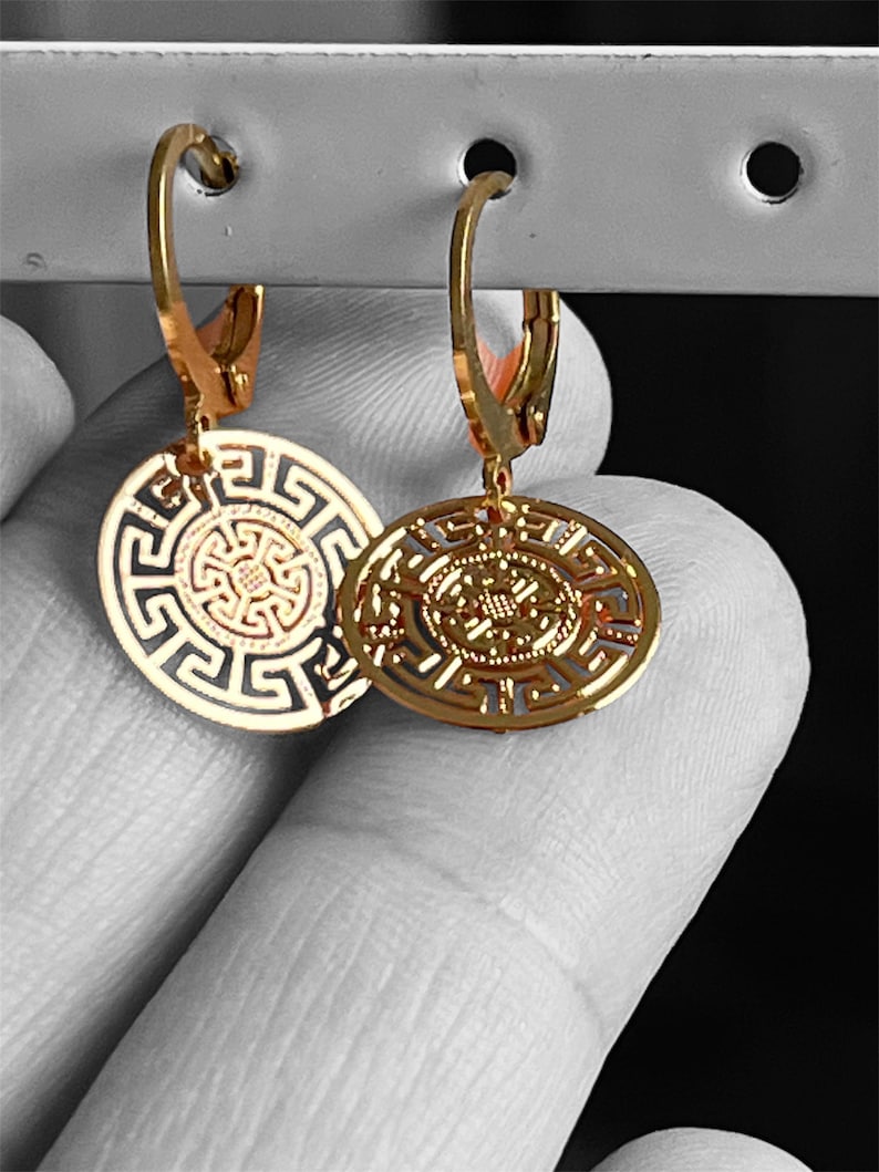 Ethnic Pendant Sleeper Earrings. Very Light and Pretty. - Etsy Australia