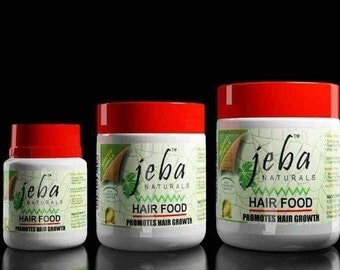 Jeba Naturals Hair Food 100g/ Jeba Naturals Hair Deodorizer 120ml - Etsy