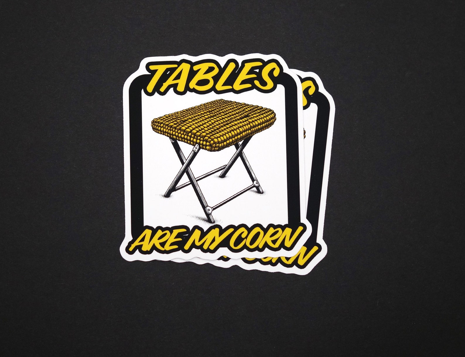 Tables Are My Corn Sticker: ITYSL Driving School, Matte Vinyl 3" I ...