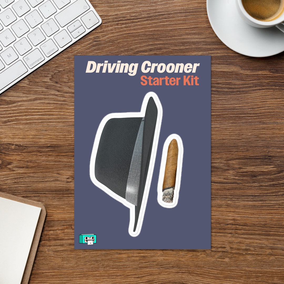 I Think You Should Leave Tim Robinson Driving Crooner Sticker Sheet ...