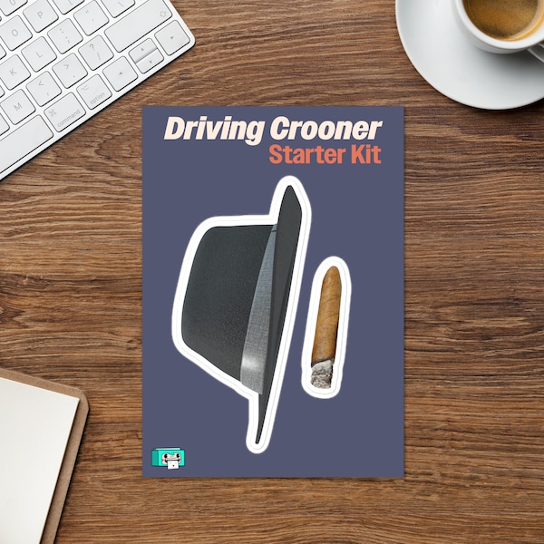 The Driving Crooner Decals - Etsy