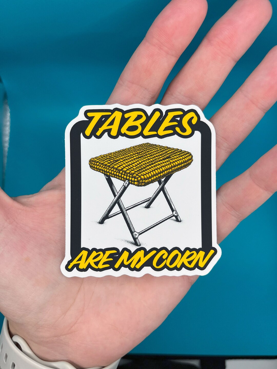 Tables Are My Corn Sticker: ITYSL Driving School, Matte Vinyl 3" I ...