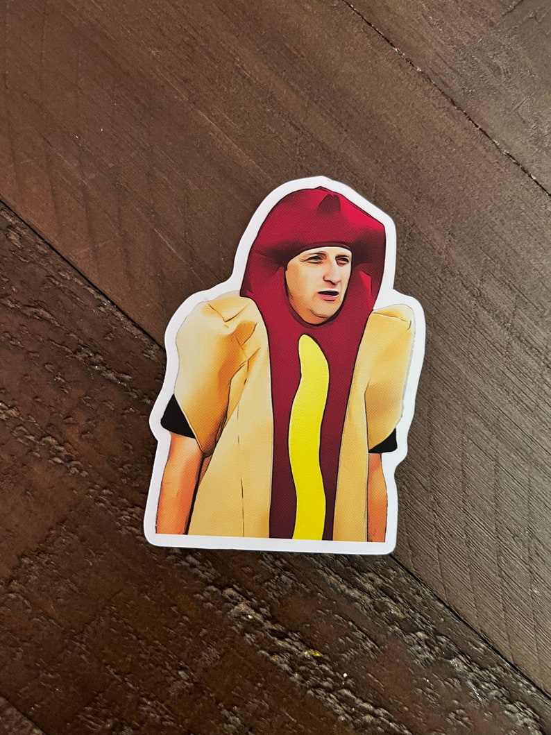 I Think You Should Leave Tim Robinson Hot Dog Sticker Matte - Etsy