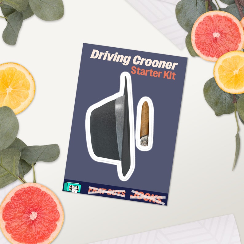 I Think You Should Leave Tim Robinson Driving Crooner Sticker - Etsy