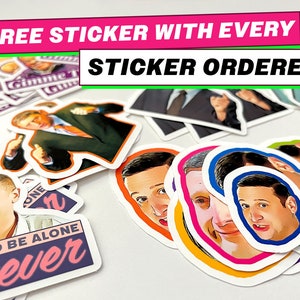 I Think You Should Leave "gimme That" Matte Vinyl Sticker | Free ...